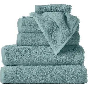 COYUCHI Cloud Loom™ Organic Cotton 6-piece Towel Set - Pacific Blue