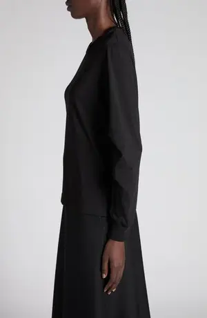 Moncler Pleated Long Sleeve T-shirt