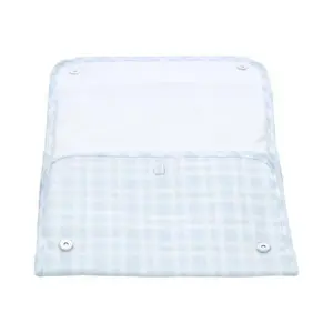 TRVL DESIGN Pimlico Plaid Changing Pad - Blue