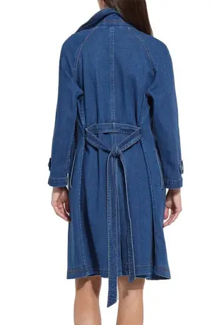Lyssé Paris Denim Trench Coat