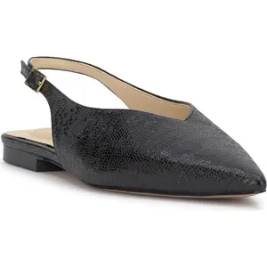 Jessica Simpson Mezzah Slingback Pointed Toe Flats - Black