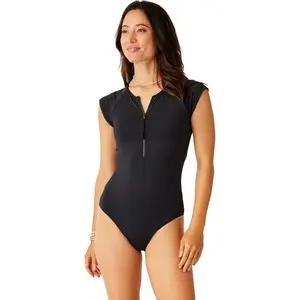 Carve Designs All Day One Piece - Black