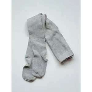 THE SIMPLE FOLK Ribbed Knit Tights - Gray Melange