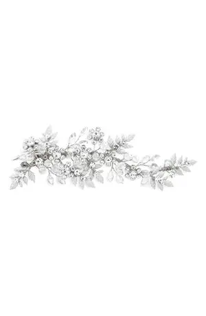 Brides & Hairpins Miron Crystal Hair Clip - Silver