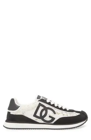 Dolce & Gabbana Aria Logo Lace Sneakers