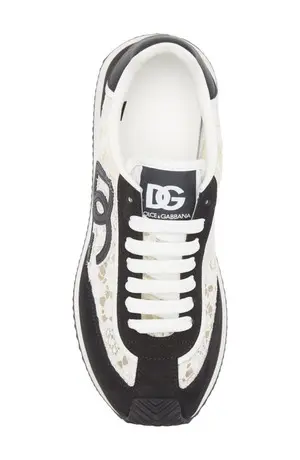 Dolce & Gabbana Aria Logo Lace Sneakers