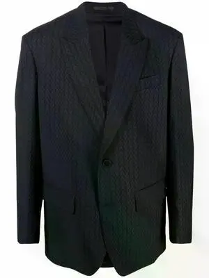 Valentino Garavani Monogram-jacquard Wool Jacket