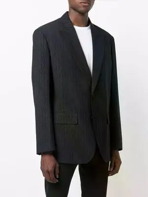 Valentino Garavani Monogram-jacquard Wool Jacket