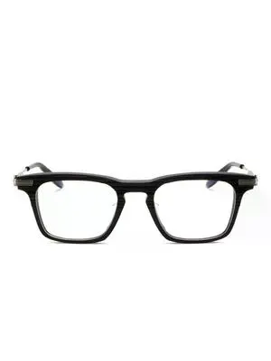 AKONI Rectangle-frame Glasses - Black