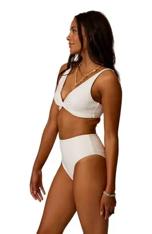 Carve Designs Lani High Rise Bottom - Cloud