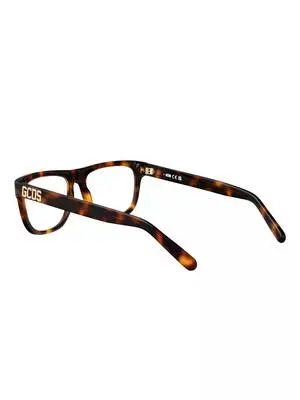 Gcds Tortoiseshell Rectangle-frame Glasses