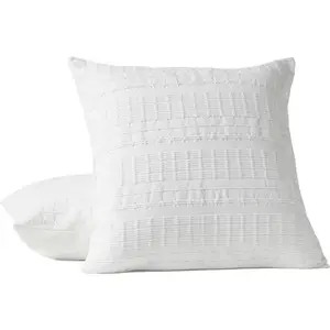 COYUCHI Sea Ridge Accent Pillow Cover - Alpine White