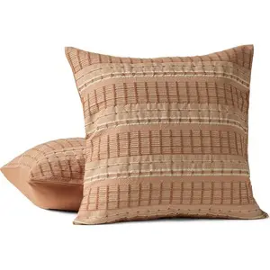 COYUCHI Sea Ridge Accent Pillow Cover - Ginger