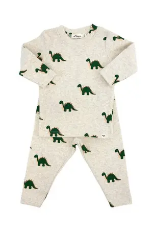 OH BABY! Dinosaur Print Two-piece Set