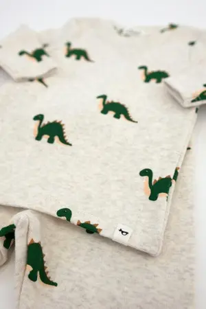 OH BABY! Dinosaur Print Two-piece Set