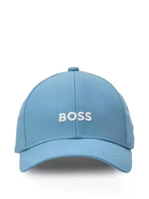BOSS Logo-embroidered Cotton Cap - Blue