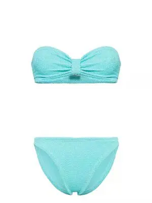Hunza G Jean Crinkle Bikini Set
