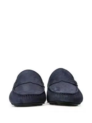 BOSS Leather Loafers - Blue