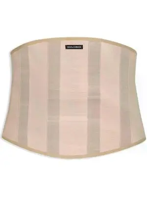 Dolce & Gabbana Corset-style Belt - Neutrals