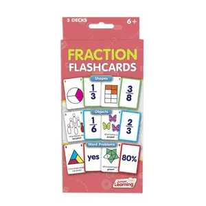 JUNIOR LEARNING Fraction Flashcards