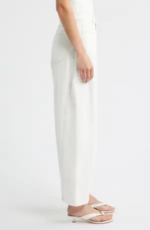 Hugo Boss Wide-leg Cotton Twill Pants