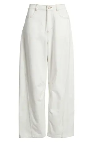 Hugo Boss Wide-leg Cotton Twill Pants