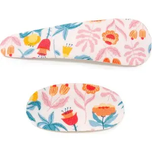 PUTTISU 2-Piece Floral Print Clip Set Wildflower Folk
