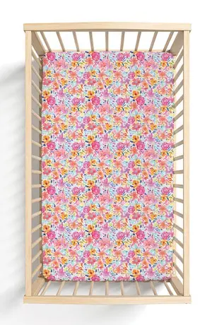 LAREE + CO Korrie Crib Sheet - Floral