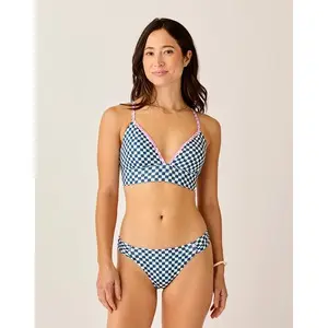 Carve Designs Cardiff Reversible Bikini Bottom - Fleur/surfside