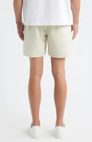 BOSS Solid Stretch Swim Trunks - Open White