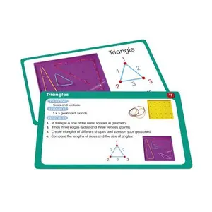 JUNIOR LEARNING 50 Geoboard Activities
