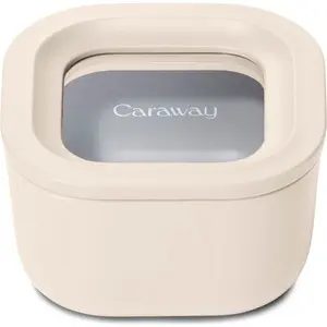CARAWAY Mini Square Glass Food Storage Container Cream