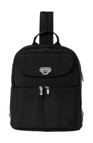 BAGGALLINI Coastal Flip Lock Day Pack - Black