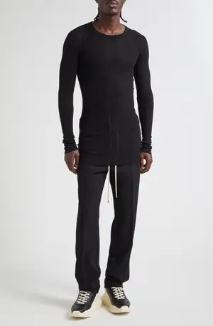 Rick Owens Long Sleeve Rib T-shirt