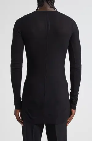Rick Owens Long Sleeve Rib T-shirt