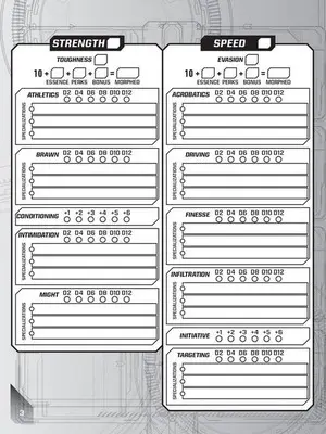 RENEGADE GAME STUDIOS G.i.i. Joe Roleplaying Game Expanded Character Sheet Journal