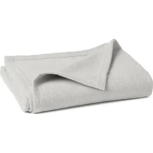 COYUCHI Sequoia Washable Organic Cotton & Organic Wool Blend Throw - Soft Gray