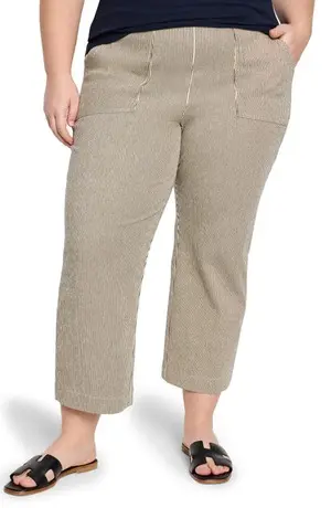 Nic+zoe Raw Edge Hem Bottoms For Women