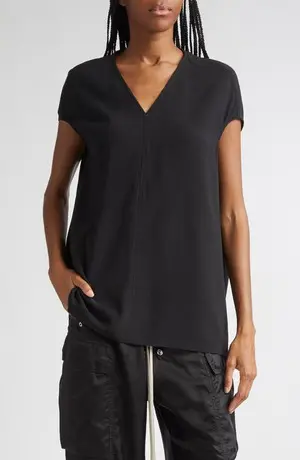 Rick Owens V Neck Tops