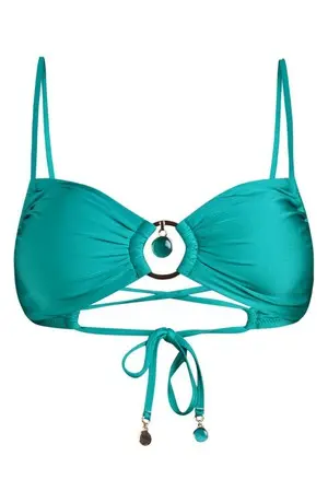 SUNSHINE 79 Ring Swim Top - Turquoise