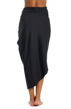 SUNSHINE 79 Solid Convertible Faux Wrap - Black