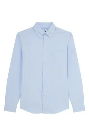 REISS Greenwich Slim Fit Button-down Shirt - Soft Blue