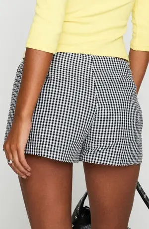 Princess Polly Gingham Micro Shorts