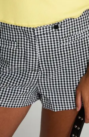 Princess Polly Gingham Micro Shorts