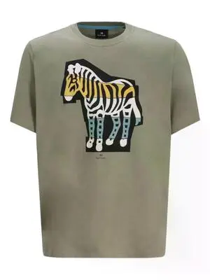 Paul Smith Zebra-print Cotton T-shirt