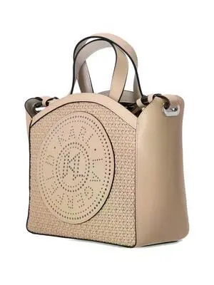 Karl Lagerfeld Perforated Logo Tote Bag