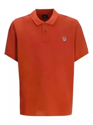 Paul Smith Zebra-patch Polo Shirt - Red