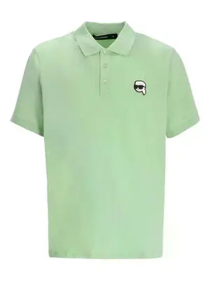 Karl Lagerfeld Ikon-appliqué Polo Shirt