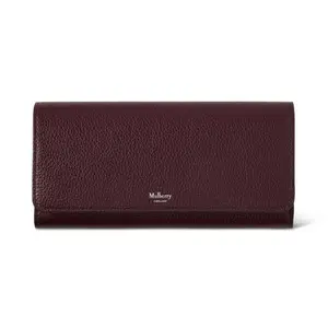 Mulberry Continental Wallet - Black Cherry