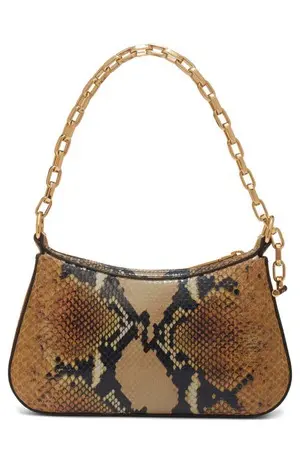 Alexander McQueen Mini Python Print Top Handle Bag